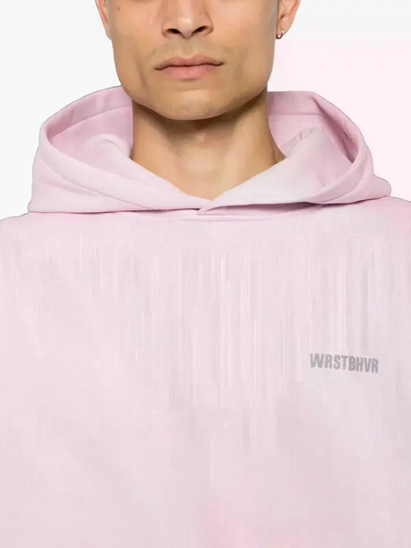 WRSTBHVR Logo-print Hooded Sweatshirt