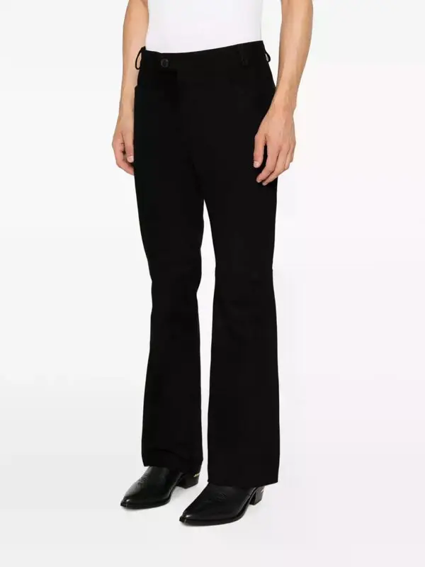 ERNEST W. BAKER Suede Flared Trousers