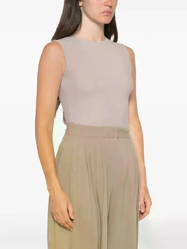 JIL SANDER Sleeveless Bodysuit - Grey