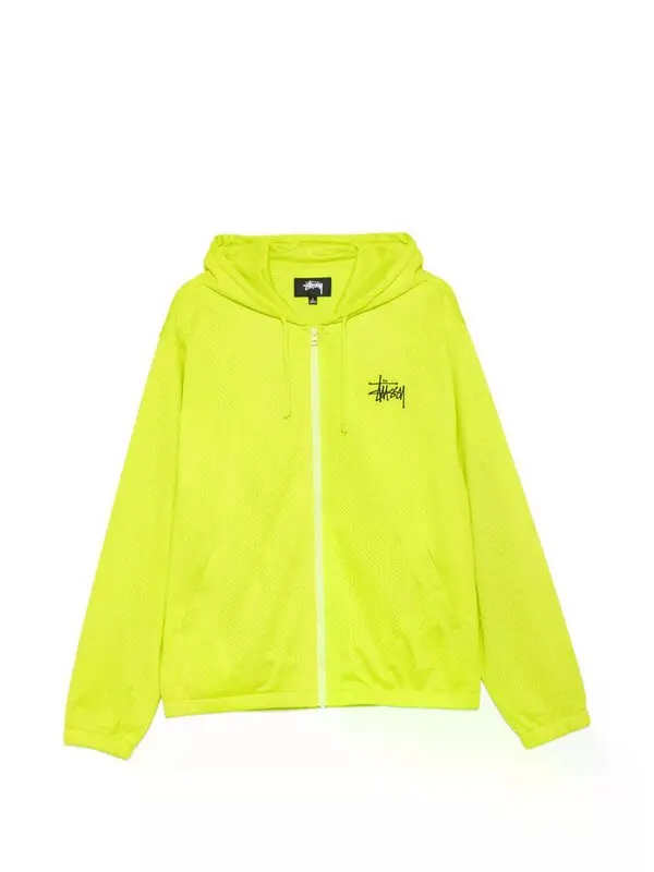StÜssy Athletic Mesh Zip-up Hoodie - Green