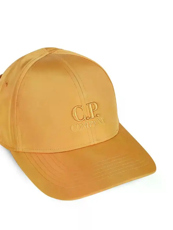 C.P. COMPANY Goggle Detail Baseball Cap - Orange