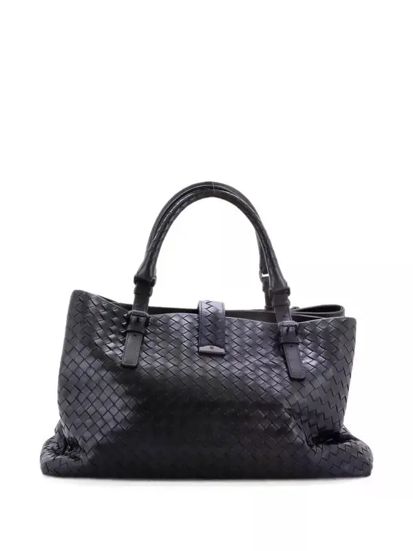 Bottega Veneta Roma Intrecciato Nappa Medium Tote Bag