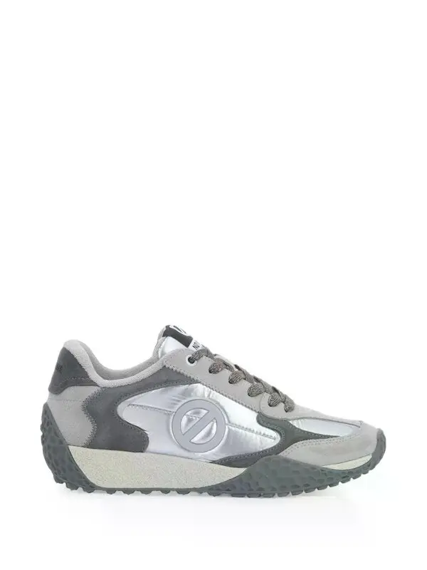 NO NAME Kate Logo-patch Metallic Sneakers - Grey