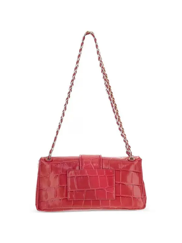 Jacquemus The Bambino Chaine Bag In Croc-effect Leather