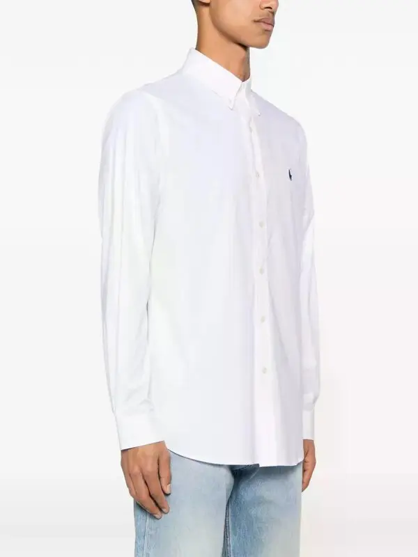 Polo Ralph Lauren Embroidered-logo Button-down Shirt