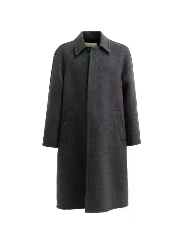 Valentino Garavani Raglan-sleeve Single-breasted Coat