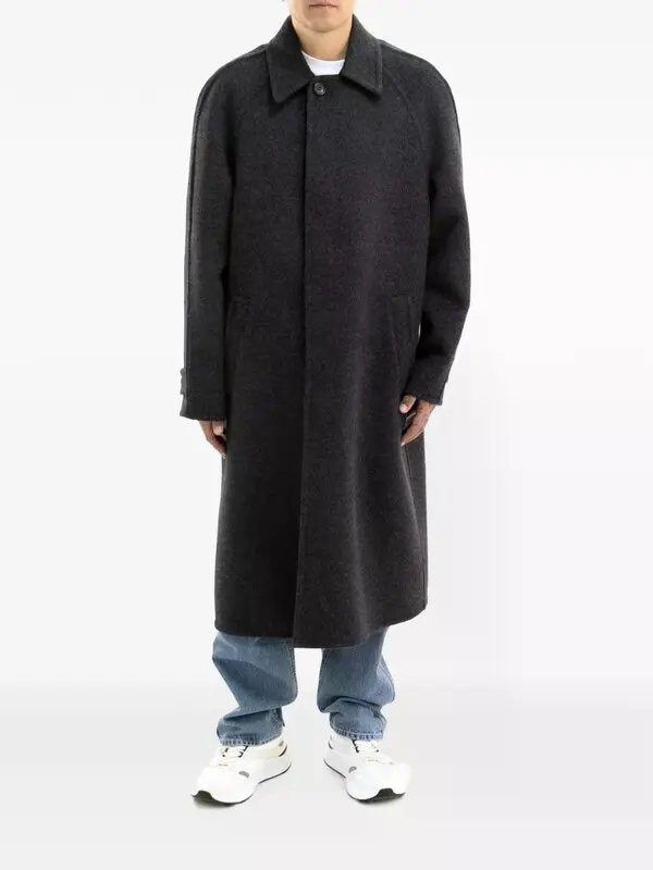 Valentino Garavani Raglan-sleeve Single-breasted Coat