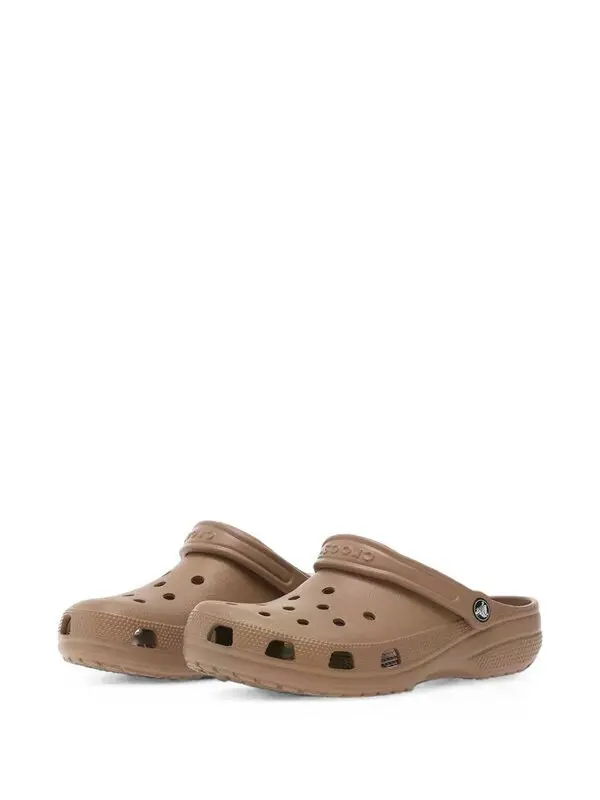 CROCS Perforated Slingback Sandals - Brown