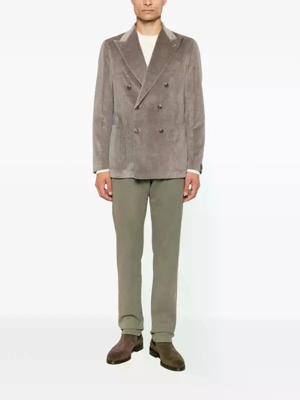 Tagliatore Giacca Double-breasted Corduroy Jacket