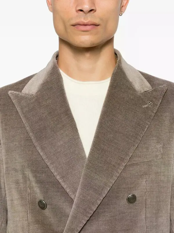 Tagliatore Giacca Double-breasted Corduroy Jacket