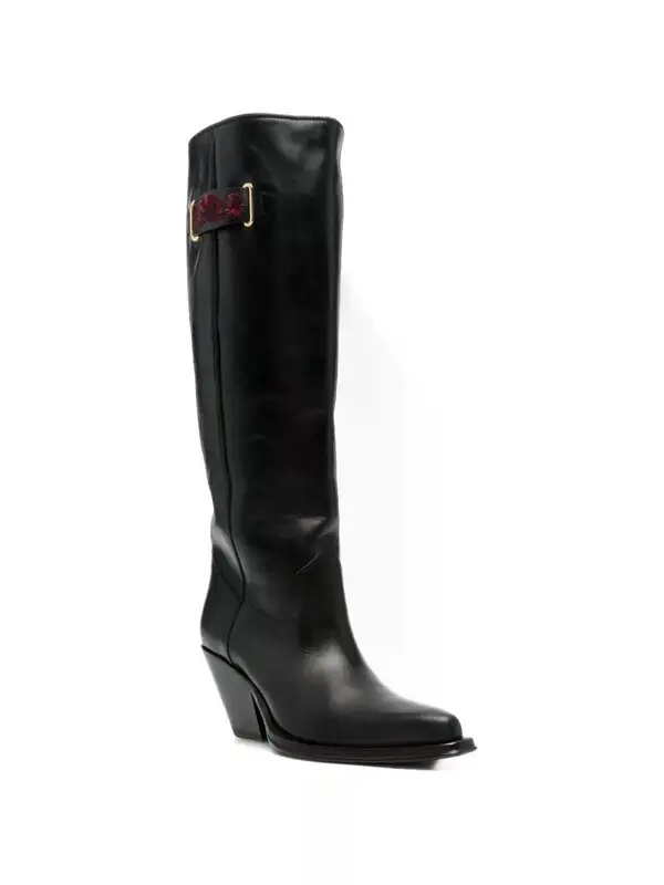 Chloé Azelan Embroidered Boots