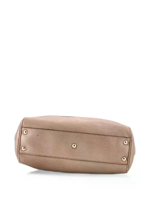 Gucci Bamboo Shopper Leather Small Tote Bag