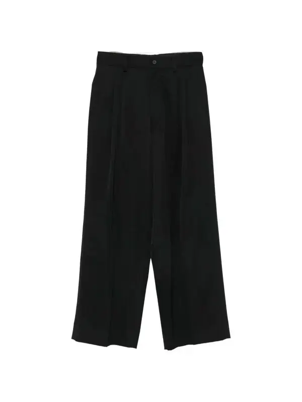 SSSTEIN Pleated Wide-leg Trousers