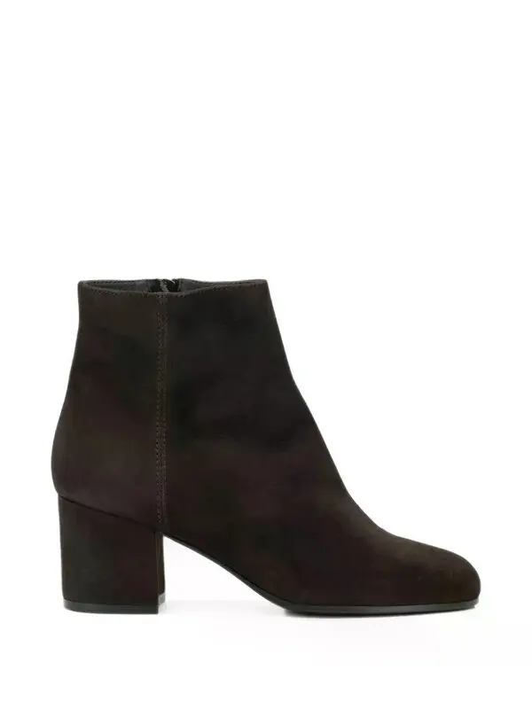 VIA ROMA 15 Suede Ankle Boots - Brown