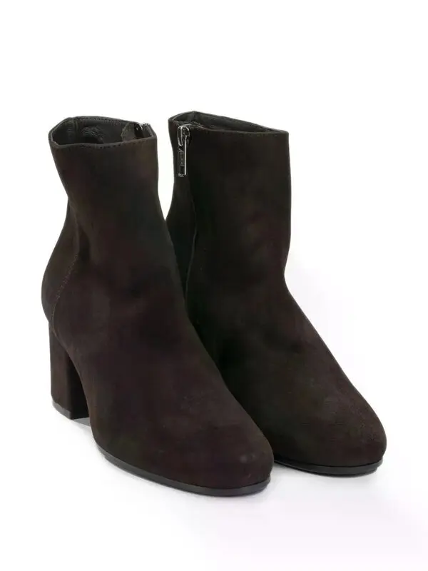 VIA ROMA 15 Suede Ankle Boots - Brown