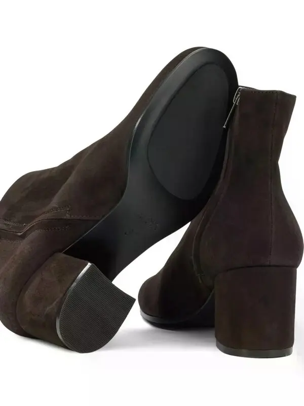VIA ROMA 15 Suede Ankle Boots - Brown