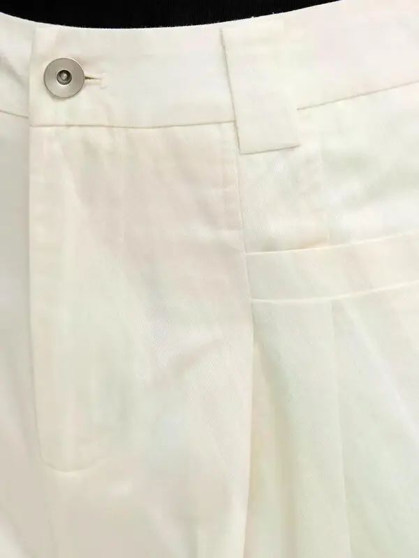 Sisley Pleated Wide-leg Trousers
