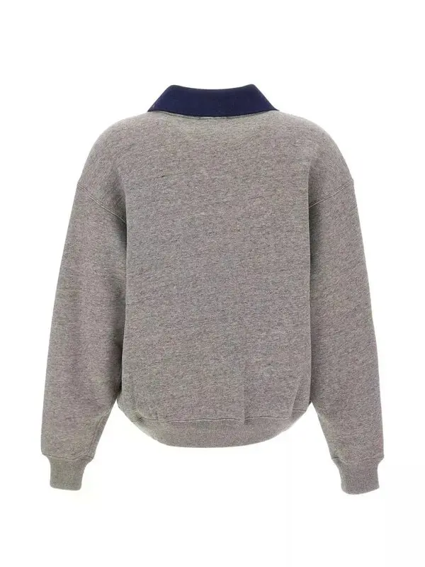 Polo Ralph Lauren Fleece Polo Collar Sweatshirt - Grey