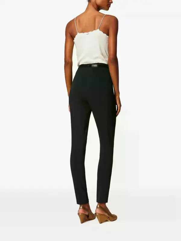 TWINSET Crêpe Fitted Trousers