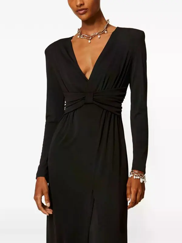TWINSET Long Dress With Draping