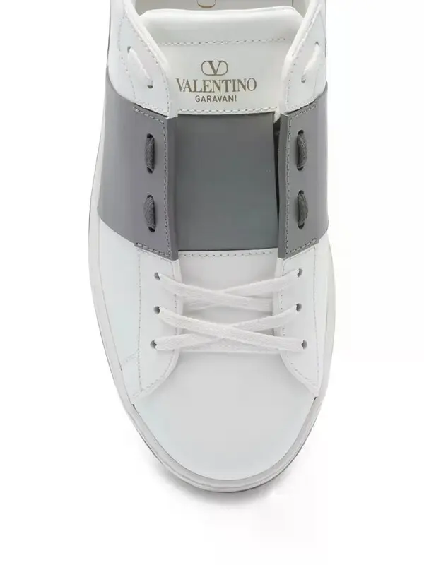 Valentino Garavani Open Rockstud Lace-up Sneakers