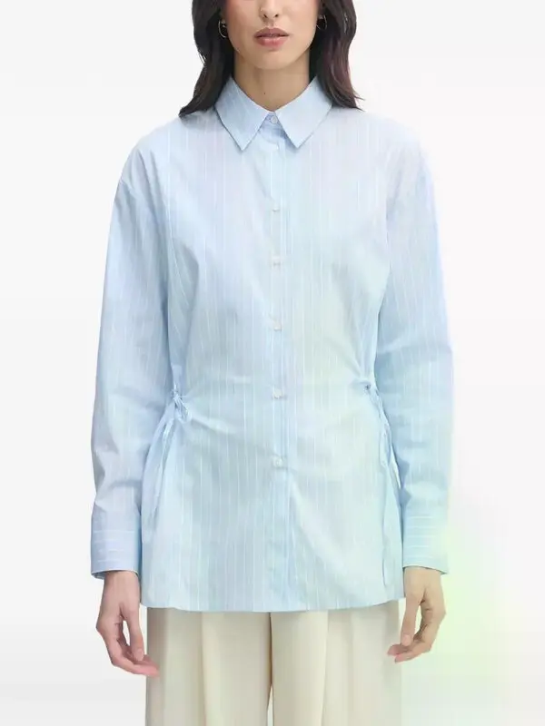 Sisley Striped Drawstring Shirt