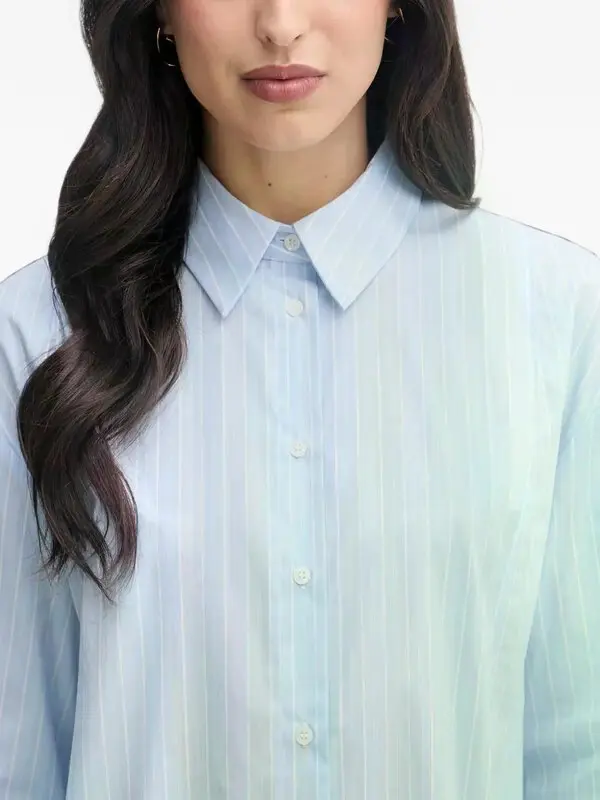 Sisley Striped Drawstring Shirt