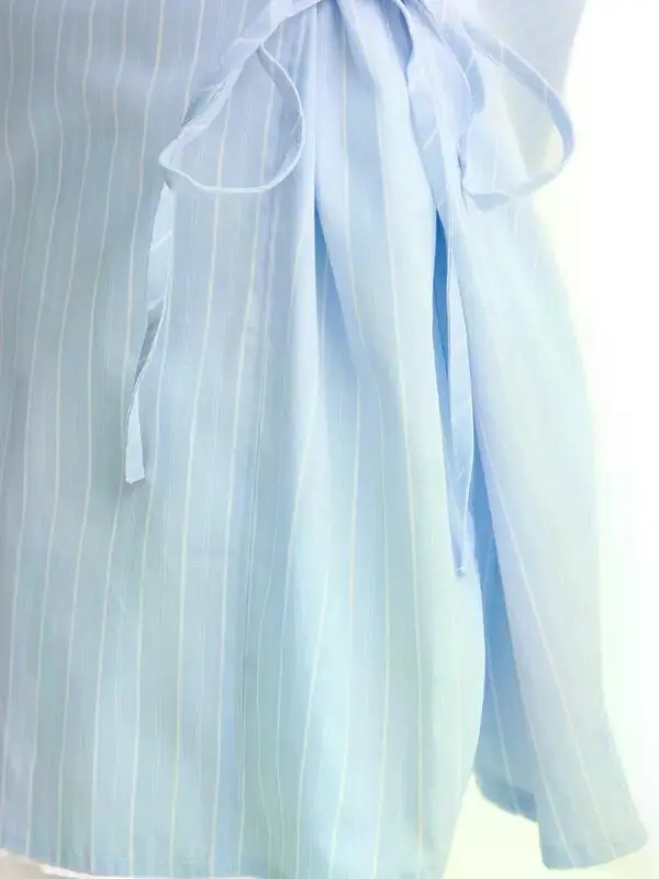 Sisley Striped Drawstring Shirt