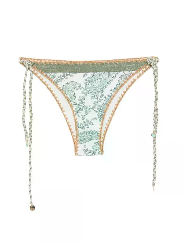 BANANA MOON Blika Paisley-print Side-tie Bikini Bottoms