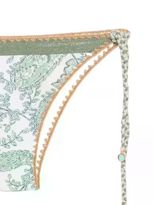 BANANA MOON Blika Paisley-print Side-tie Bikini Bottoms