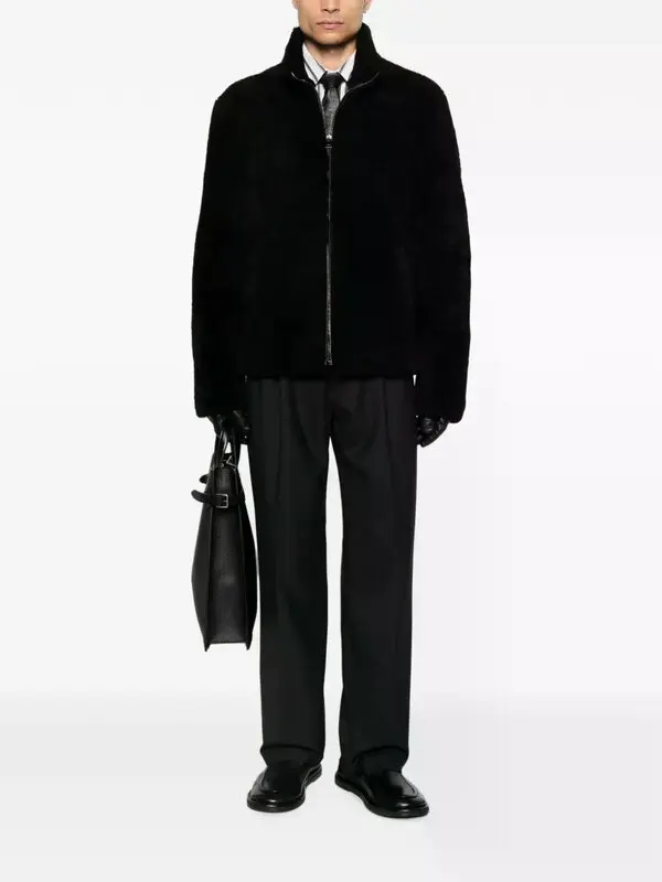 ERALDO High-neck Shearling Jacket