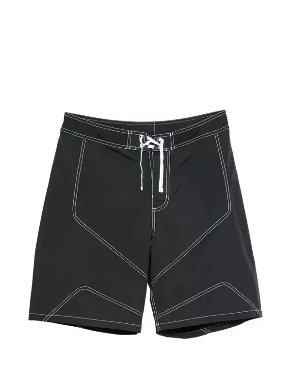StÜssy Contrast-stitch Shorts - Black