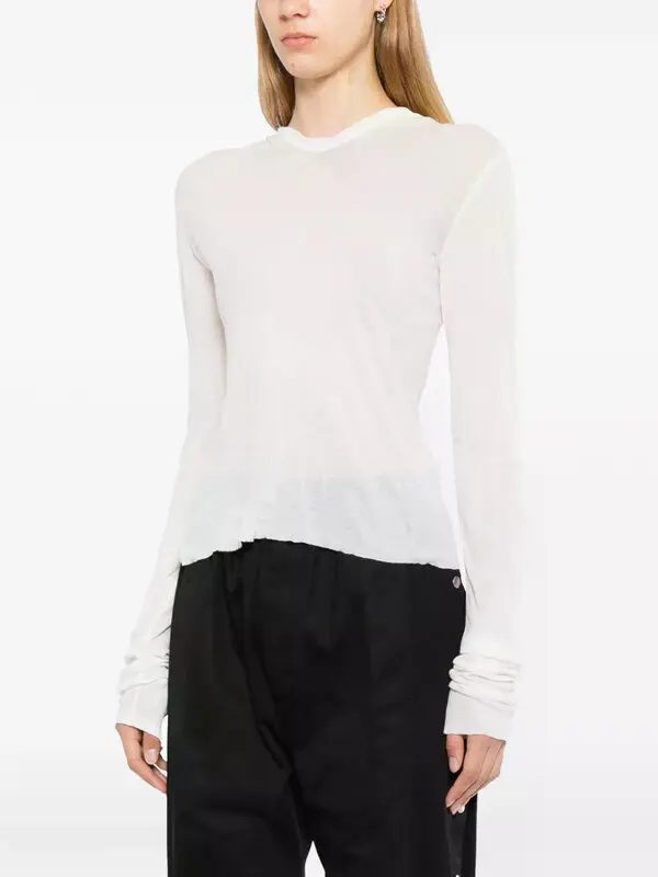 Rick Owens Long-sleeve Semi-sheer T-shirt