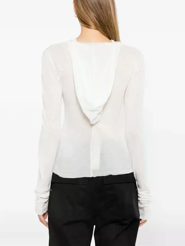 Rick Owens Long-sleeve Semi-sheer T-shirt