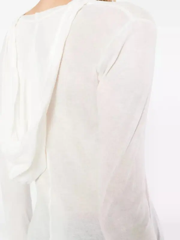 Rick Owens Long-sleeve Semi-sheer T-shirt