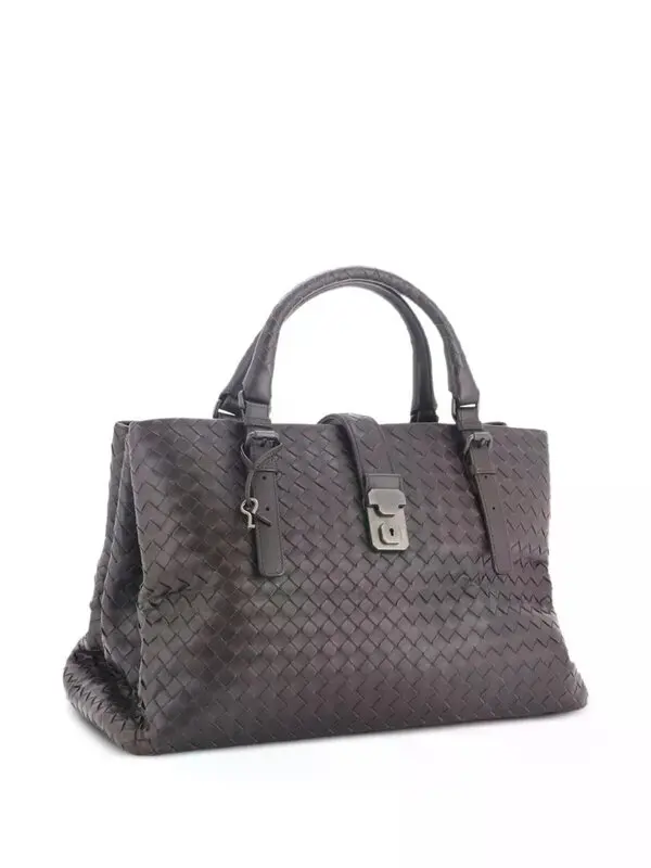 Bottega Veneta Intrecciato Nappa Roma Tote Bag - Brown
