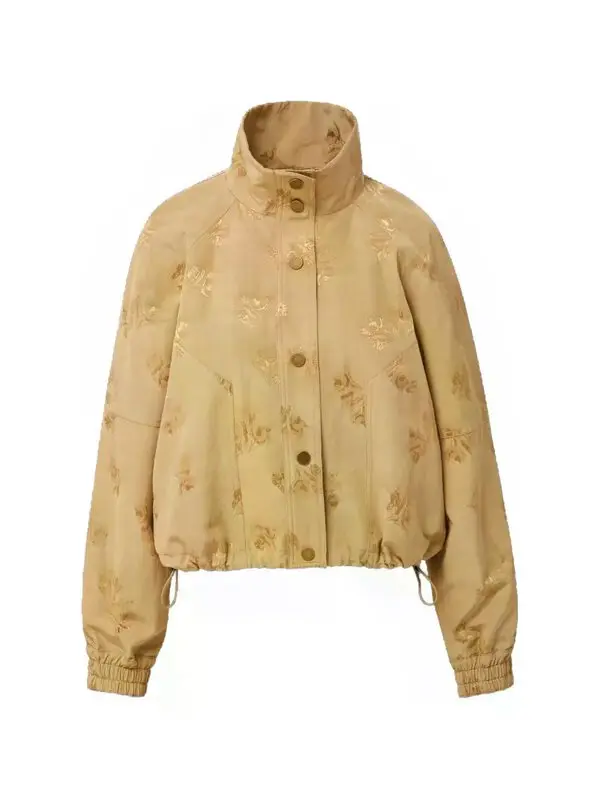 Veronica Beard Ainsworth Floral-jacquard Jacket - Neutrals