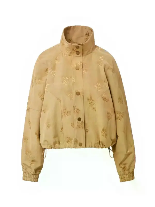 Veronica Beard Ainsworth Floral-jacquard Jacket - Neutrals
