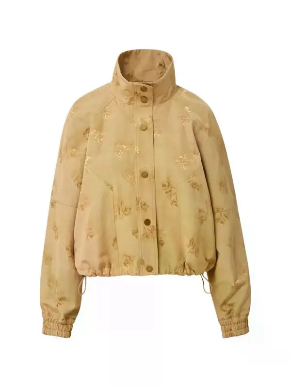 Veronica Beard Ainsworth Floral-jacquard Jacket - Neutrals