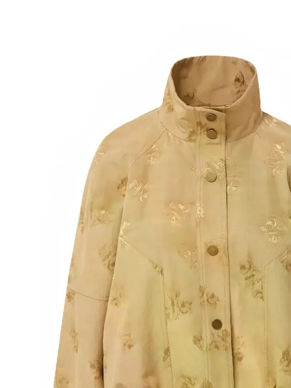 Veronica Beard Ainsworth Floral-jacquard Jacket - Neutrals