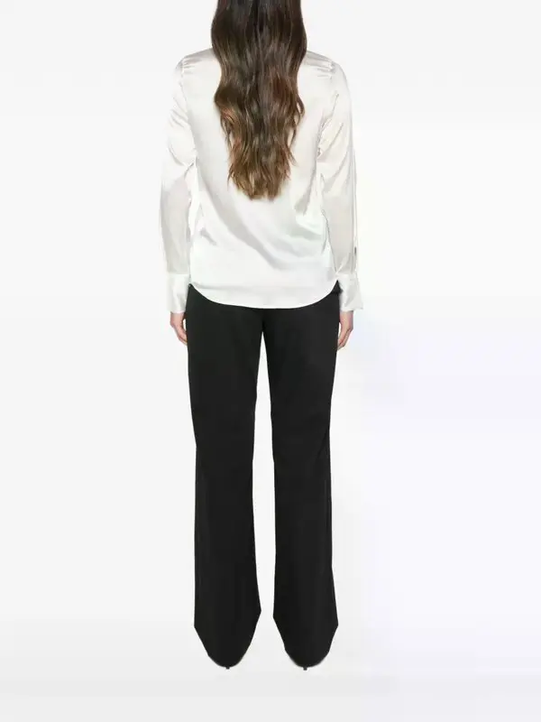 MAZZARELLI Pussy-bow Silk Blouse