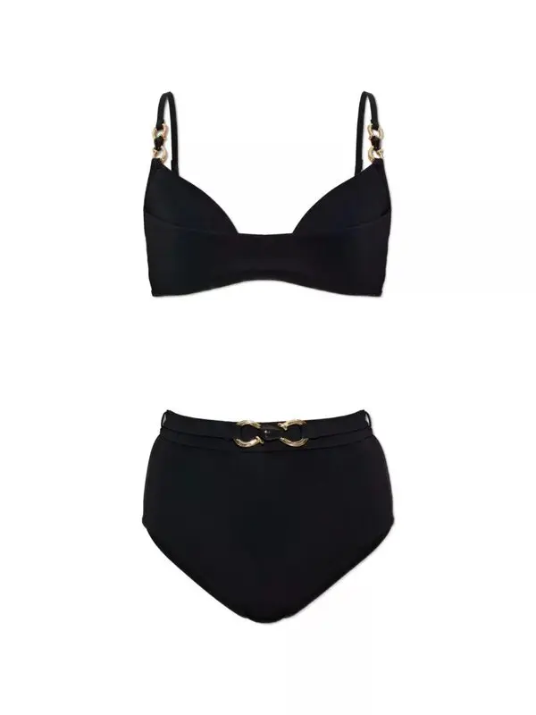 Zimmermann Belted Chain-link Bikini - Black
