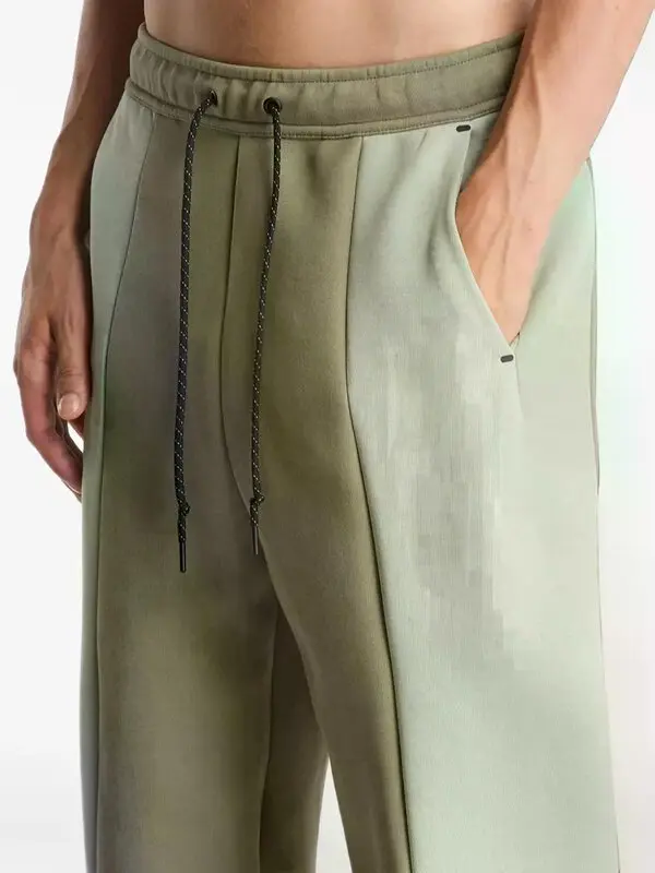 Nike Tech Fleece Color-block Track Pants - Green