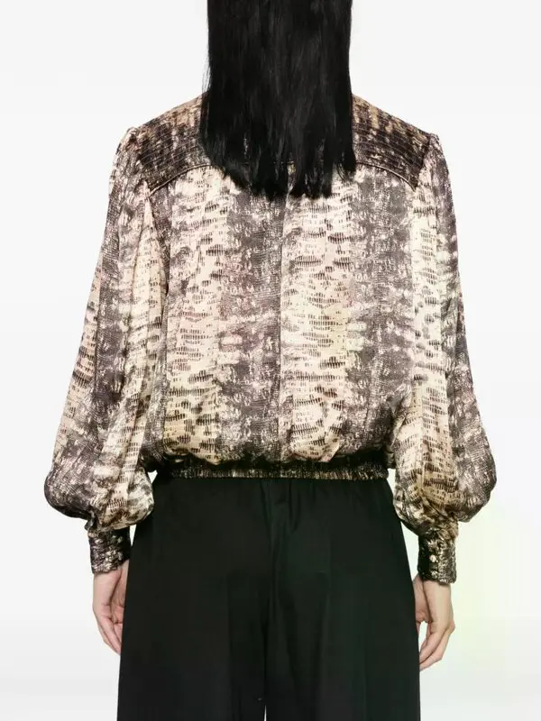 Isabel Marant Étoile Dovane Python-print Top