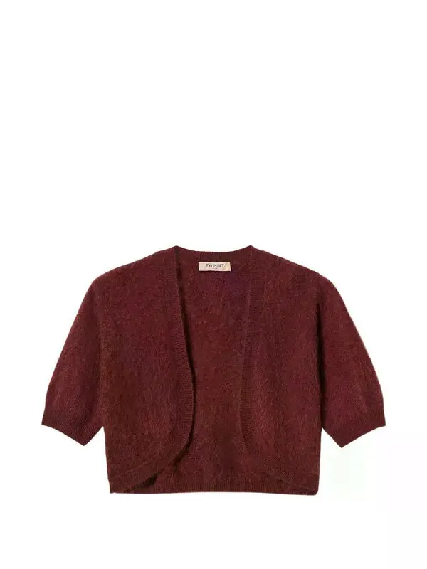 TWINSET Nolero Jacket Made Of Brushed Wool-blend