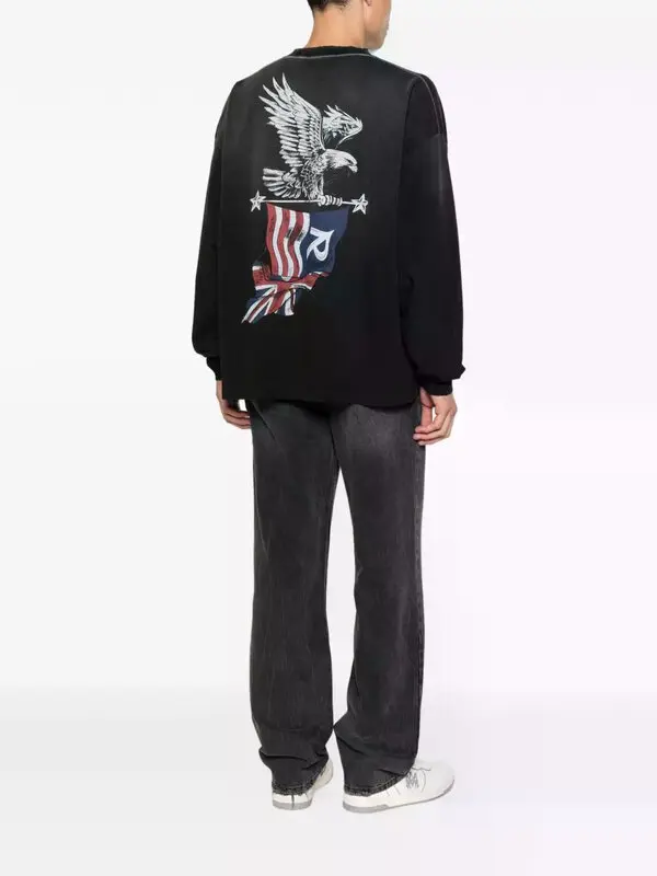 REPRESENT Graphic-print Long-sleeve T-shirt
