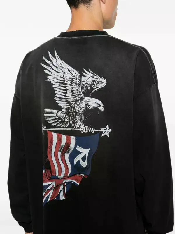 REPRESENT Graphic-print Long-sleeve T-shirt