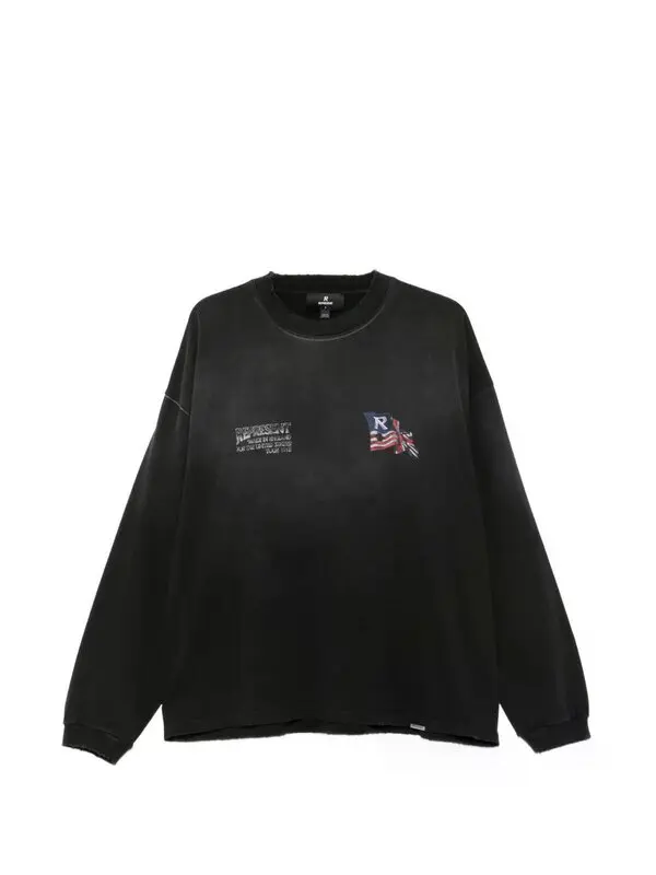 REPRESENT Graphic-print Long-sleeve T-shirt
