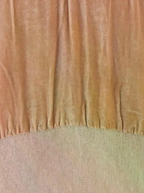 MAISON MARGIELA Velvet-panelled V-neck Sweater