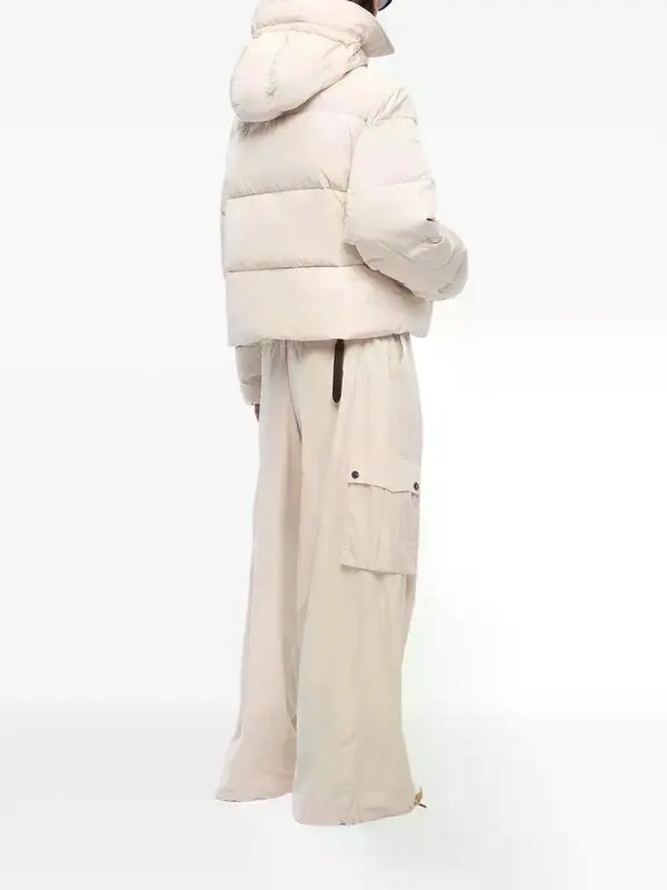 Pinko Down Jacket In Water-repellent Technical Canvas